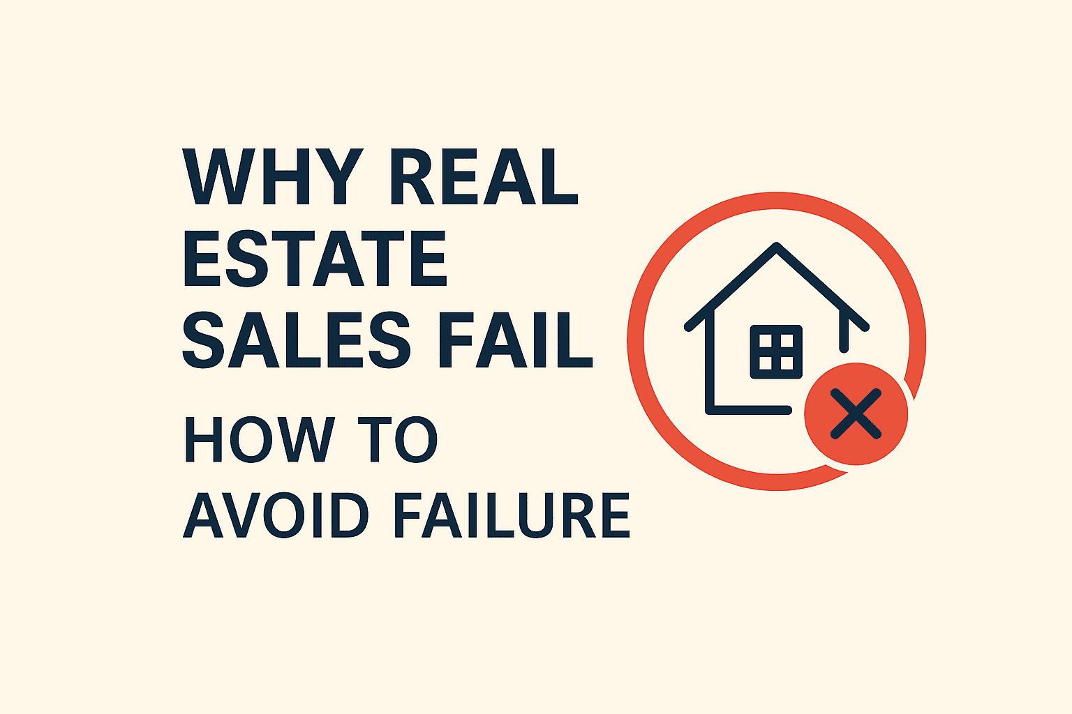 Why Real Estate Sales Fail: How to Avoid Failure - RetireCoast.com