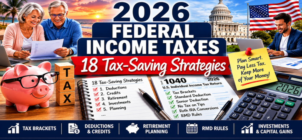 2026 Federal Income Taxes: 18 Tax-Saving Strategies, Tax Brackets ...